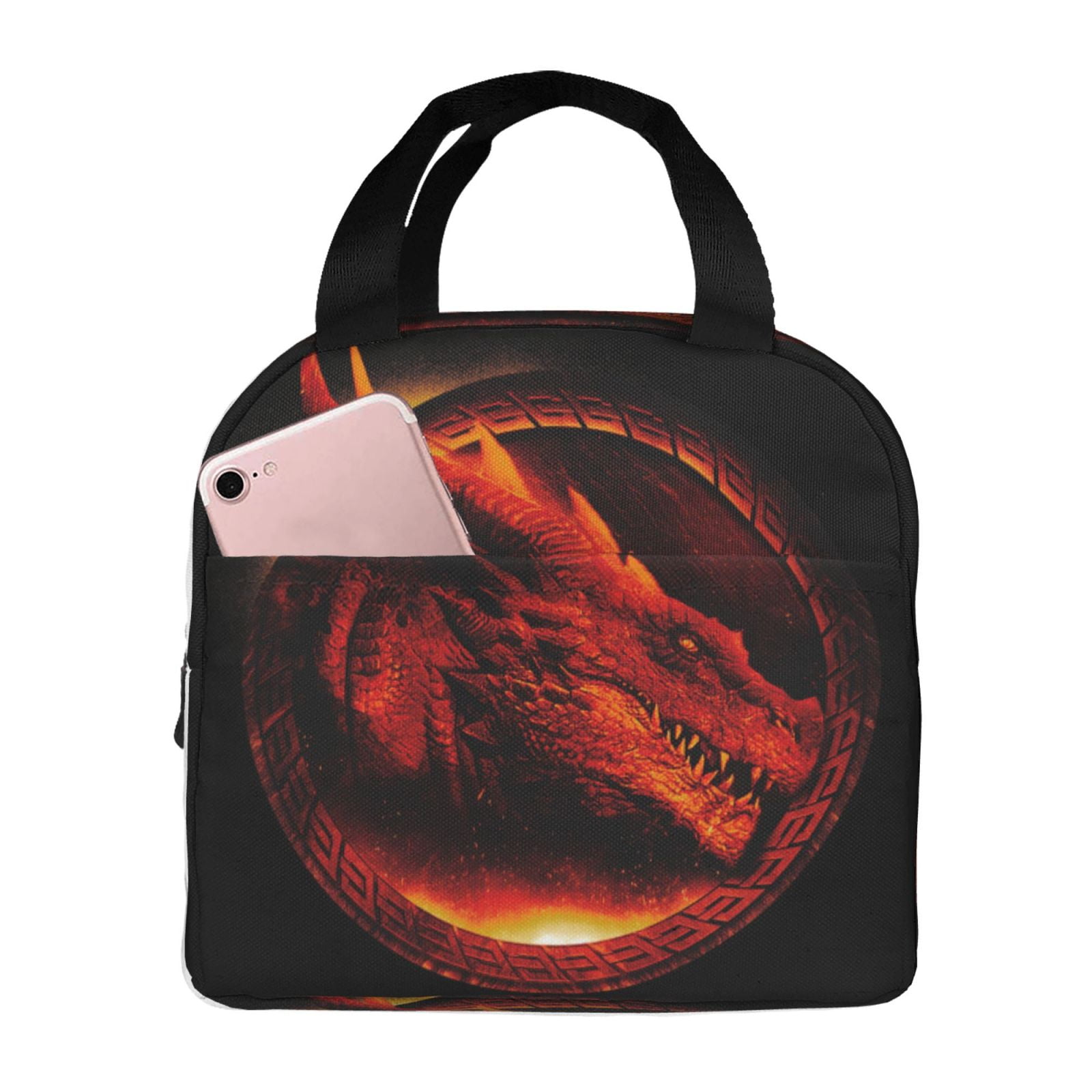 Game Dungeons And Dragons Lunch Bag Insulated Reusable Lunch Box ...
