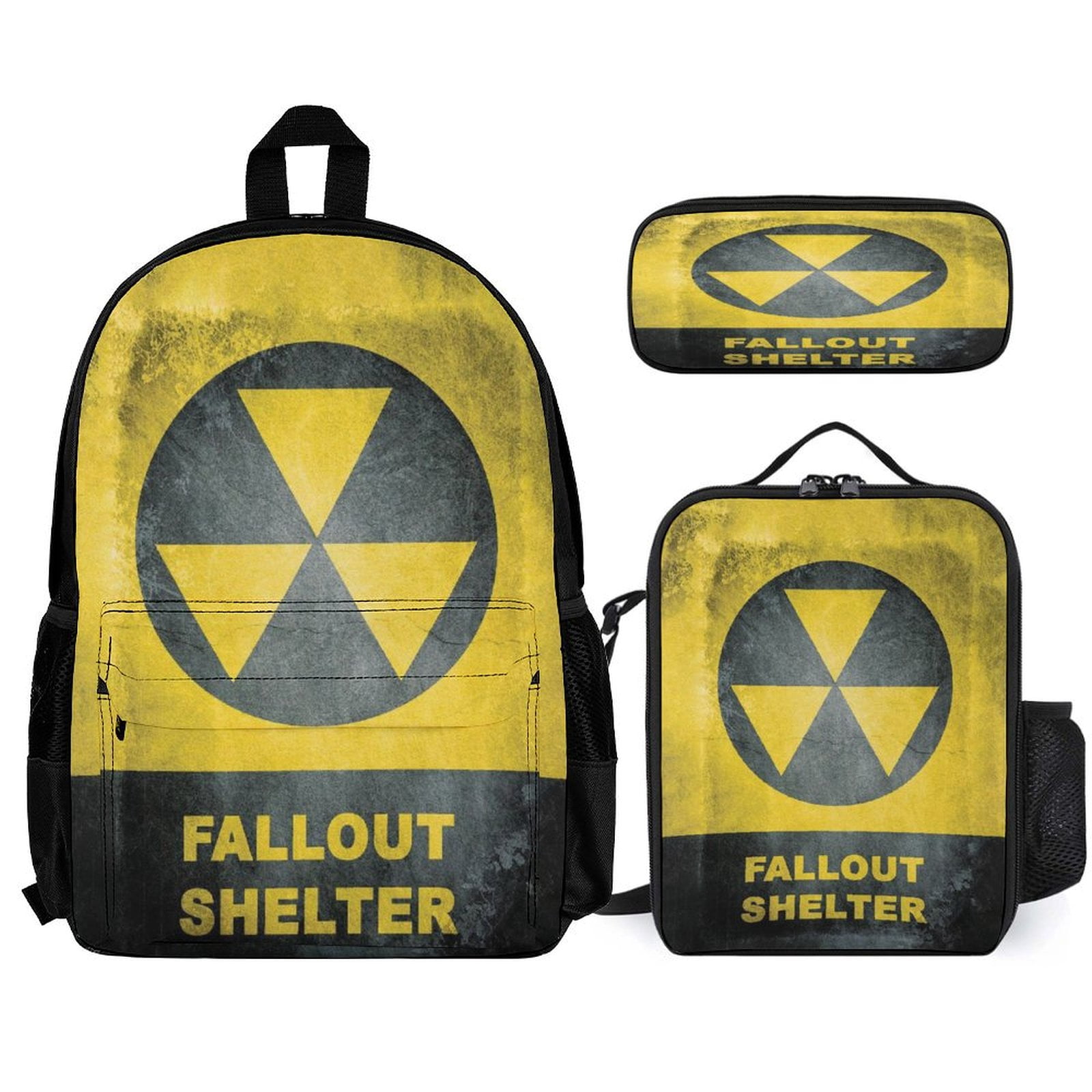 Game Fallout Backpac Set Backpac with Front Pocket 3 Pices Backpac with ...