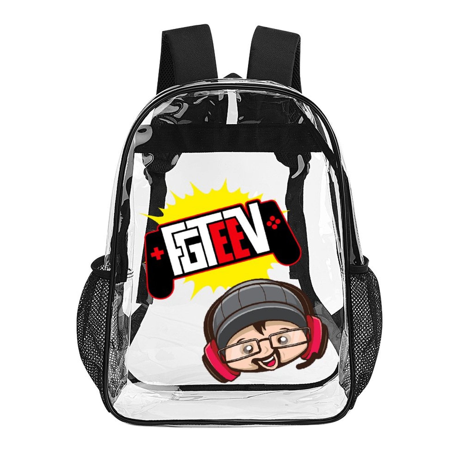 Game Fgteev Fgteev PVC Transparent Backpack, Fashionable And Stylish ...