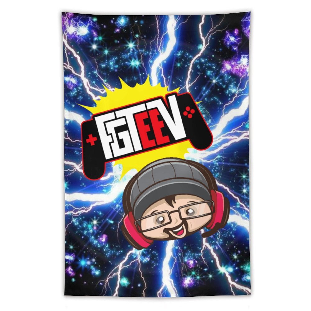 Game Fgteev Fgteev Tapestry 60x40 Inch Funny Flag Wall Hanging Window ...