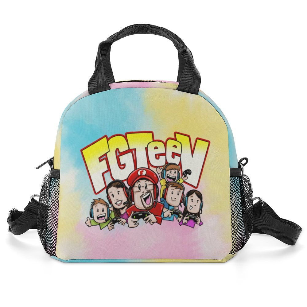 Game Fgteev Lunch Bag, Insulated Lunch Box with Shoulder Strap, Large ...