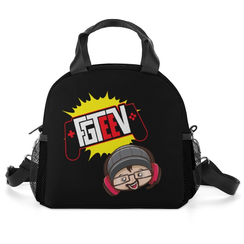 Game Fgteev Lunch Bag, Insulated Lunch Box with Shoulder Strap, Large ...