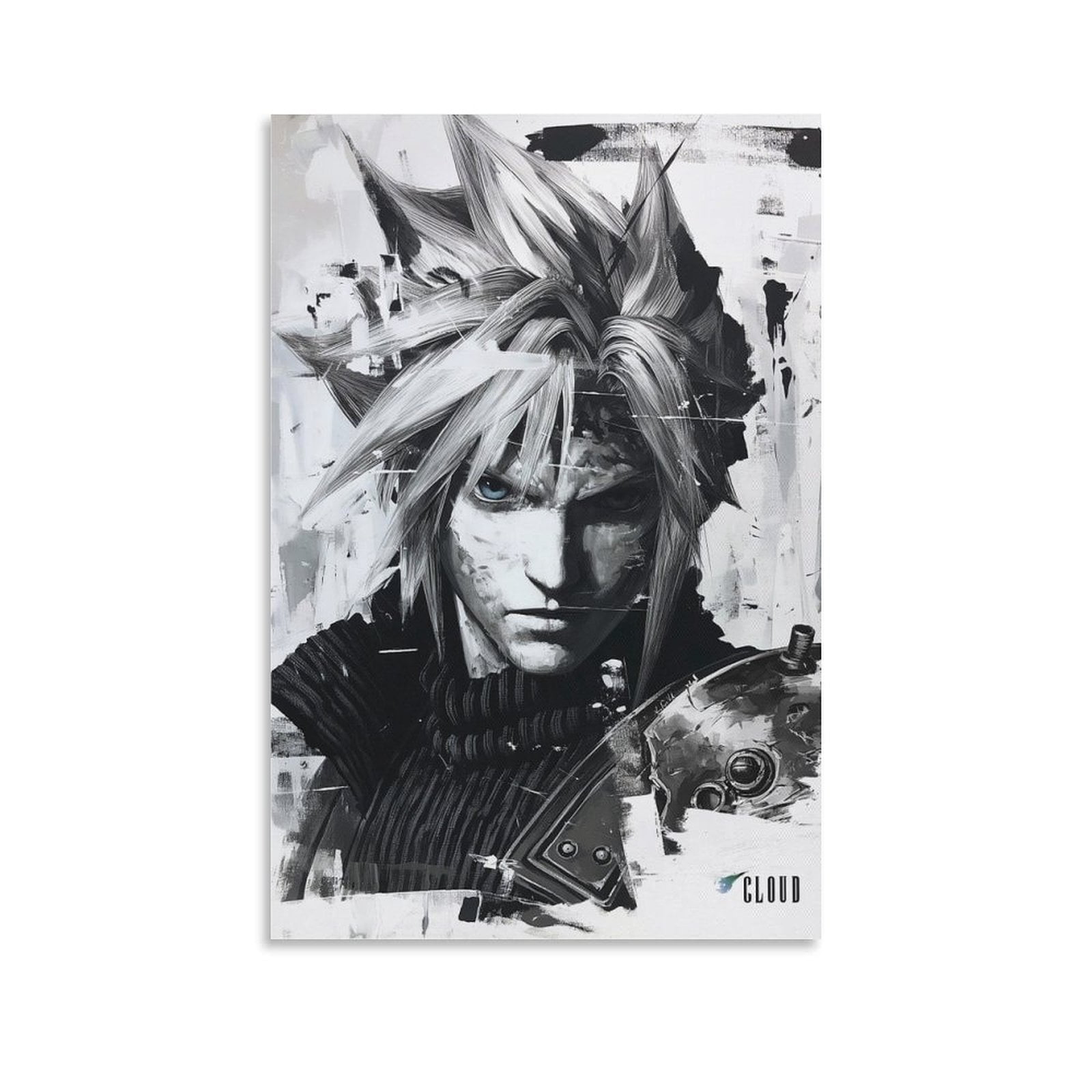 Game Final Anime Fantasy 7 Rebirth Art Game Poster Cloud Posters Art ...