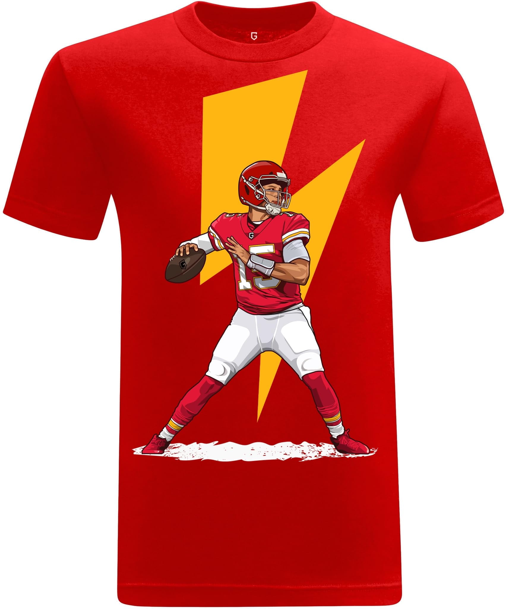 Game Garment Football Graphic Tee Kansas City Quarterback Throw ...