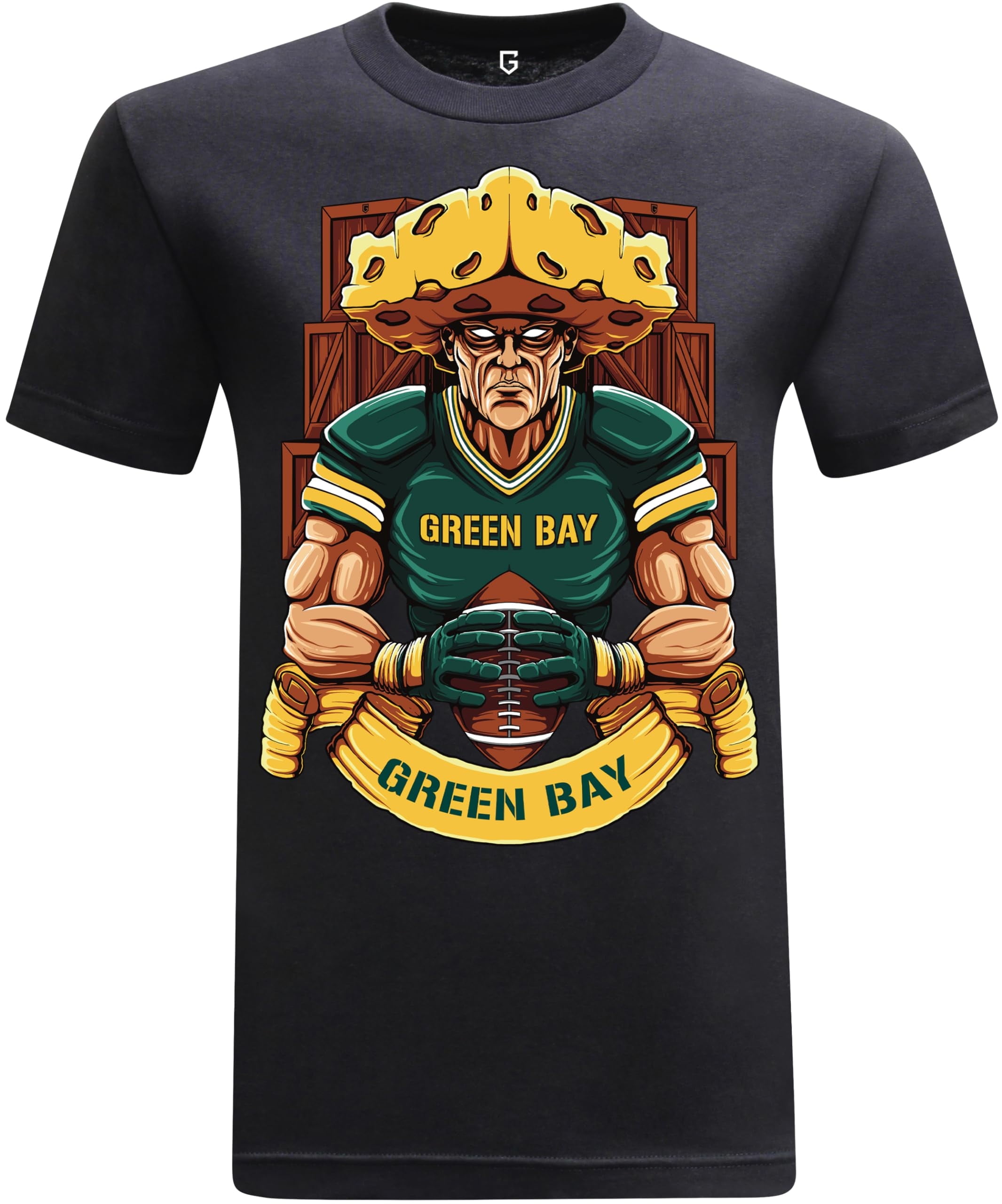 Game Garment Football Team Fan Sports Short Sleeve Crewneck Mens T ...