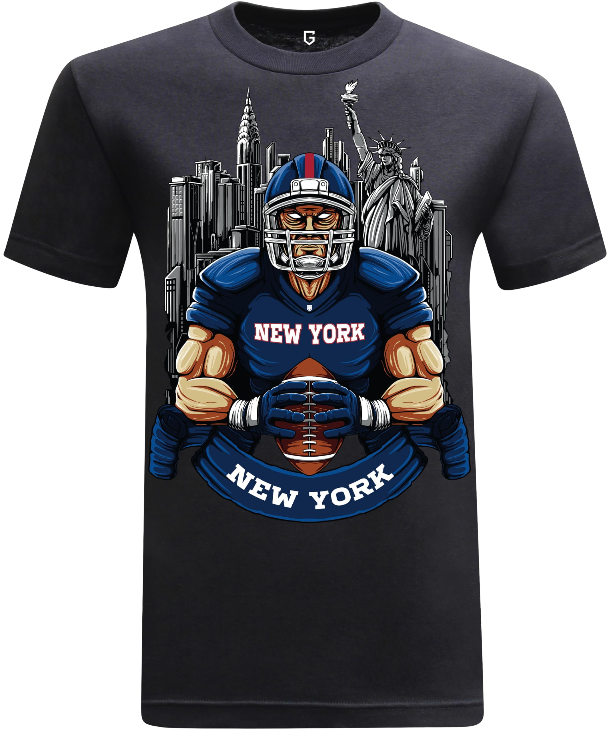Game Garment Football Team Fan Sports Short Sleeve Crewneck Mens T ...