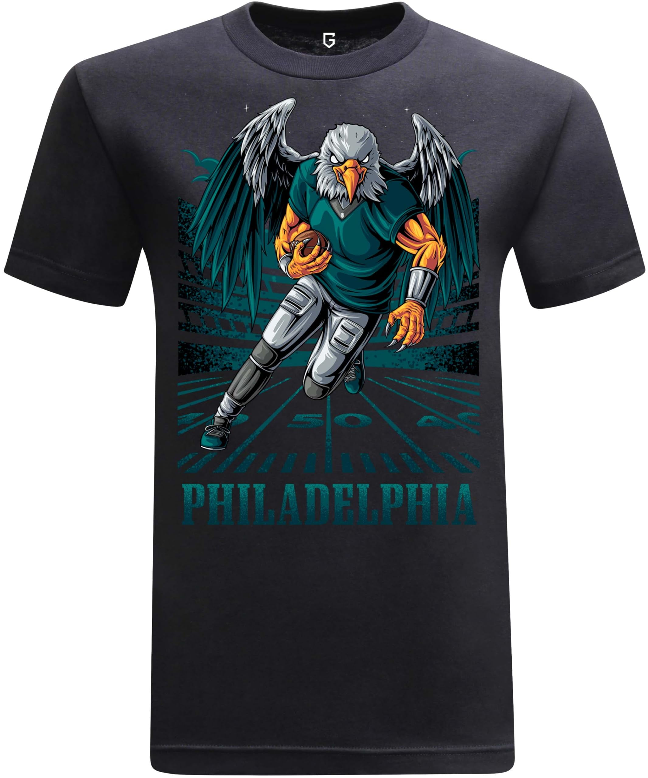 Game Garment Football Team Fan Sports Short Sleeve Crewneck Mens T ...