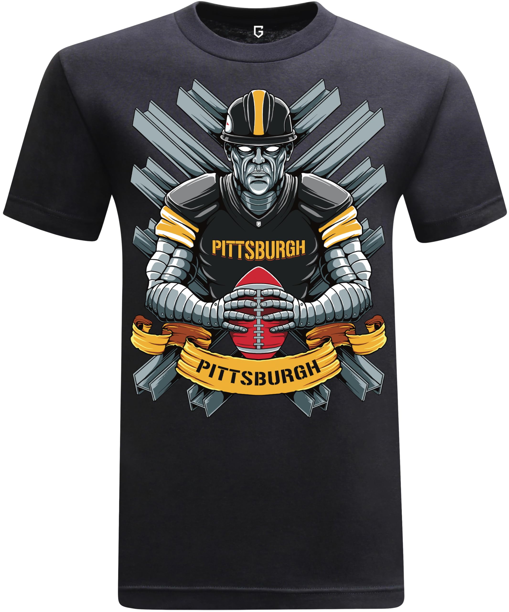 Game Garment Football Team Fan Sports Short Sleeve Crewneck Mens T ...