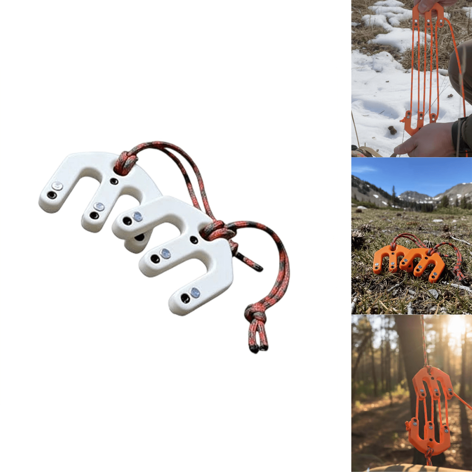 Game & Gear Hoist Block and Tackle System, Compact Game Lifting Tool ...