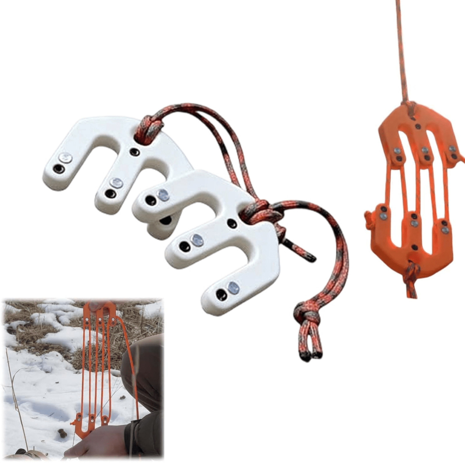 Game & Gear Hoist Block and Tackle System, Lightweight Hunting Game ...