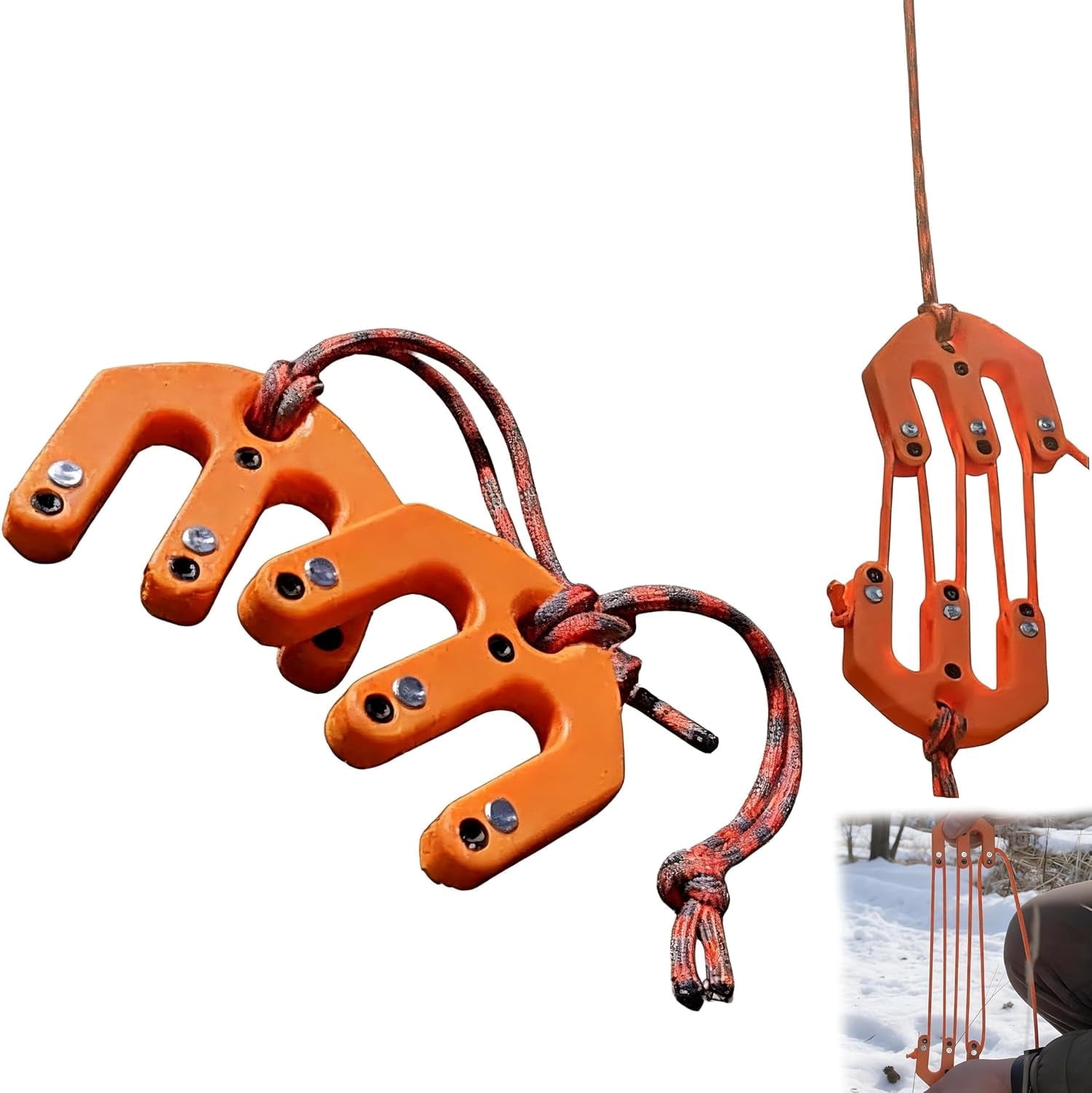 Game & Gear Hoist Block and Tackle System, Ultralight Hunting Game ...