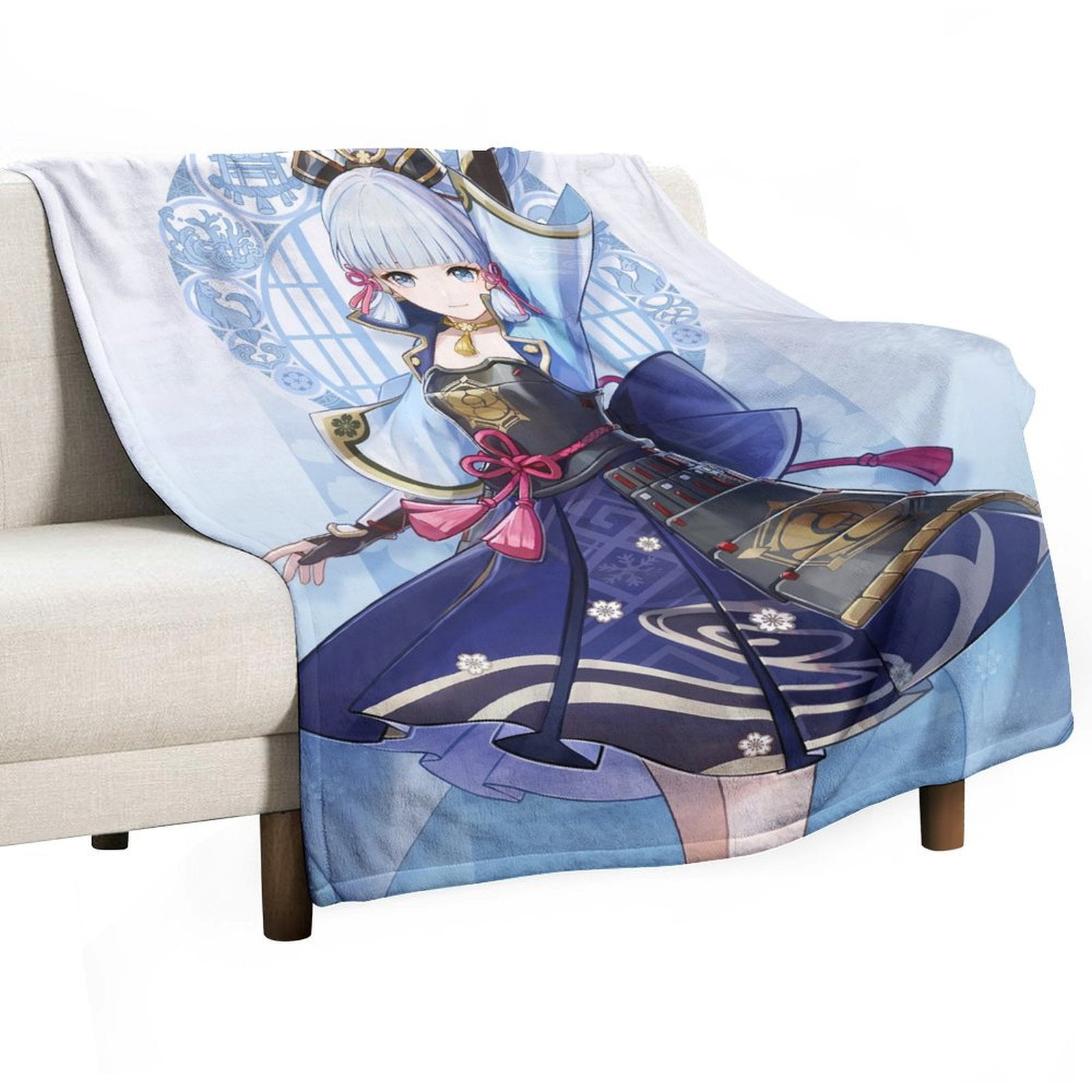 Game Genshin Impact Blanket Inazuma Kamisato Ayaka Anime Blanket 60"×50 ...