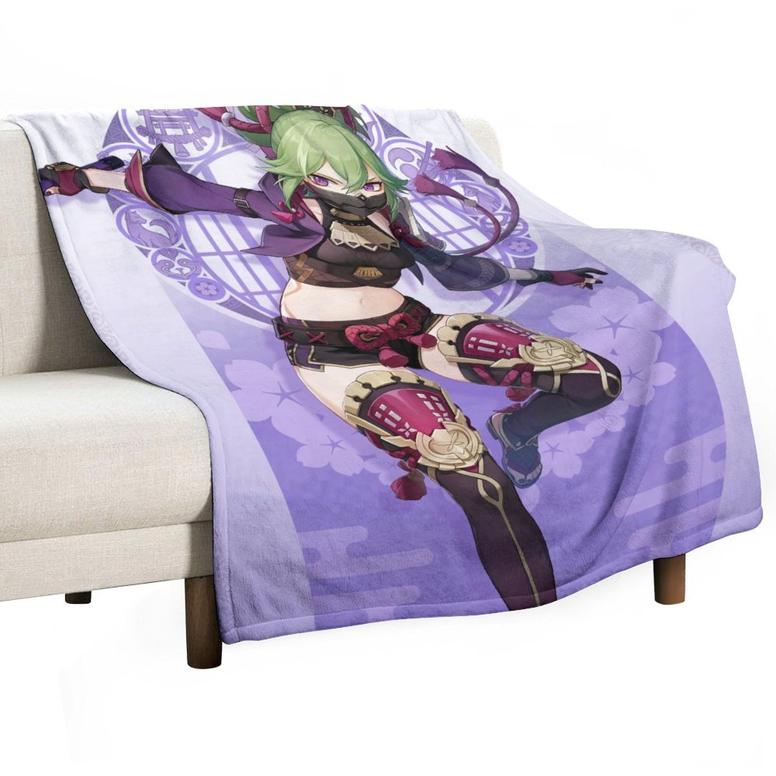 Game Genshin Impact Blanket Inazuma Kuki Shinobu Anime Blanket 50"×40 ...