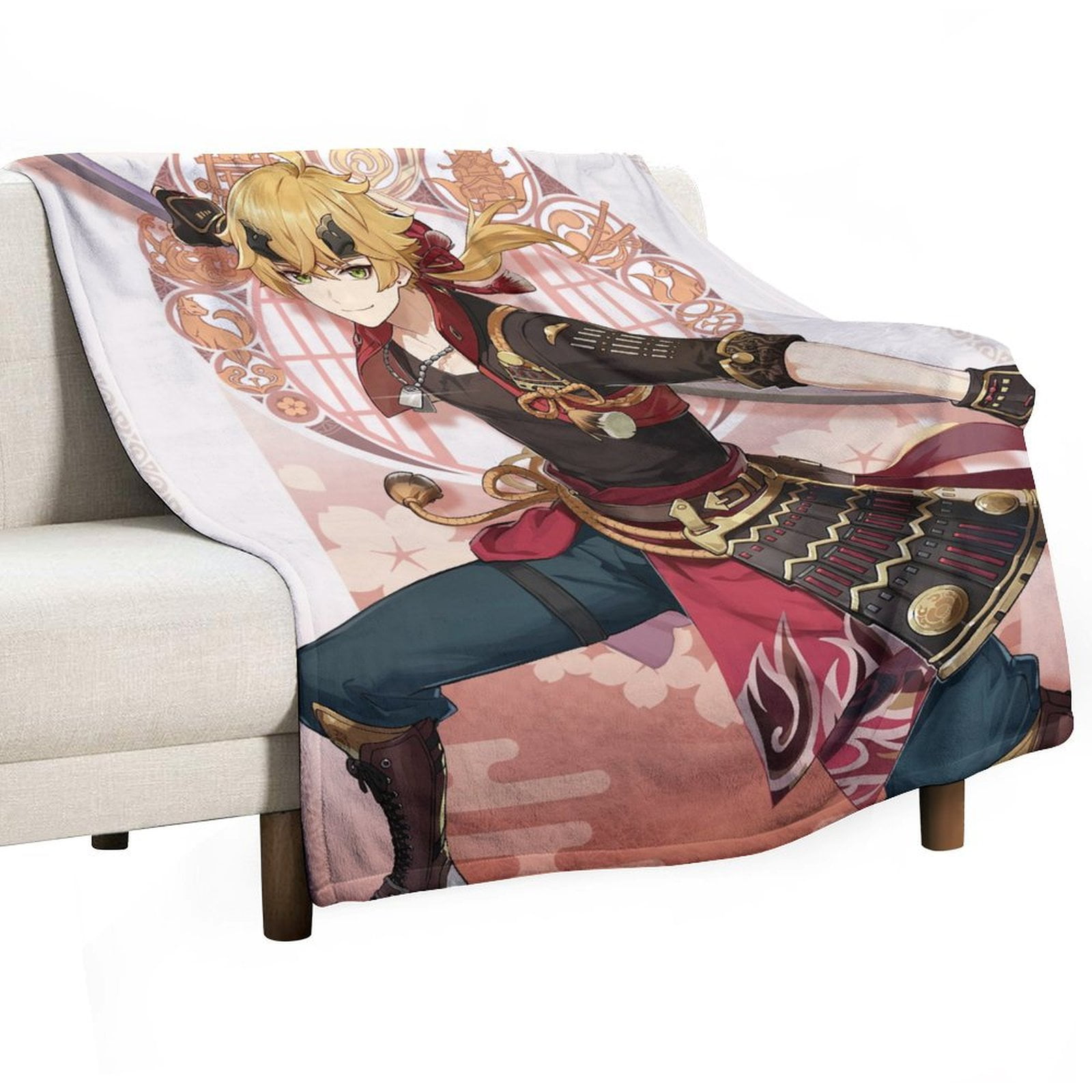 Game Genshin Impact Blanket Inazuma Thoma Anime Blanket 50"×40" Super ...