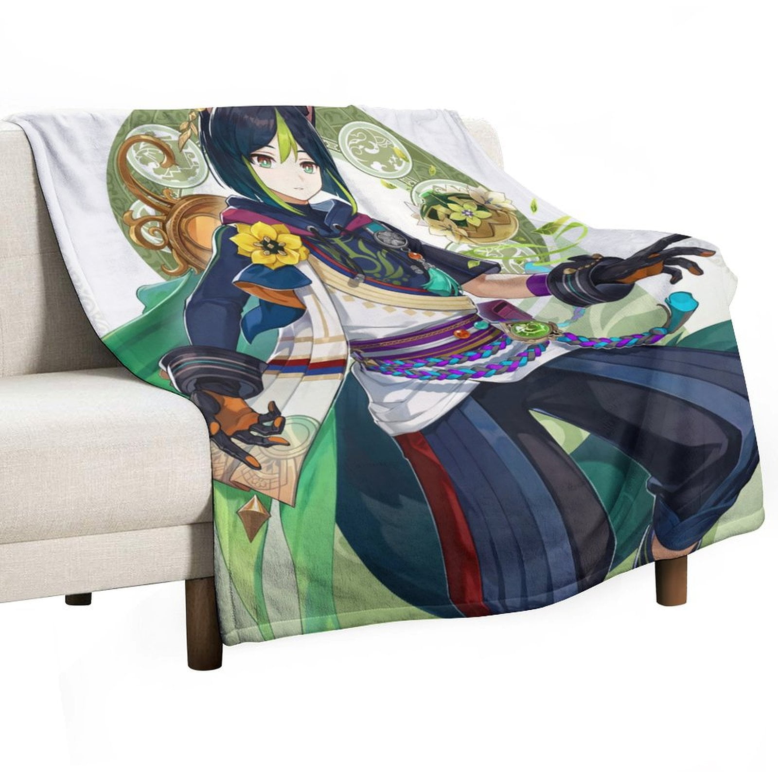 Game Genshin Impact Blanket Sumeru Tighnari Anime Blanket 80"×60" Super ...