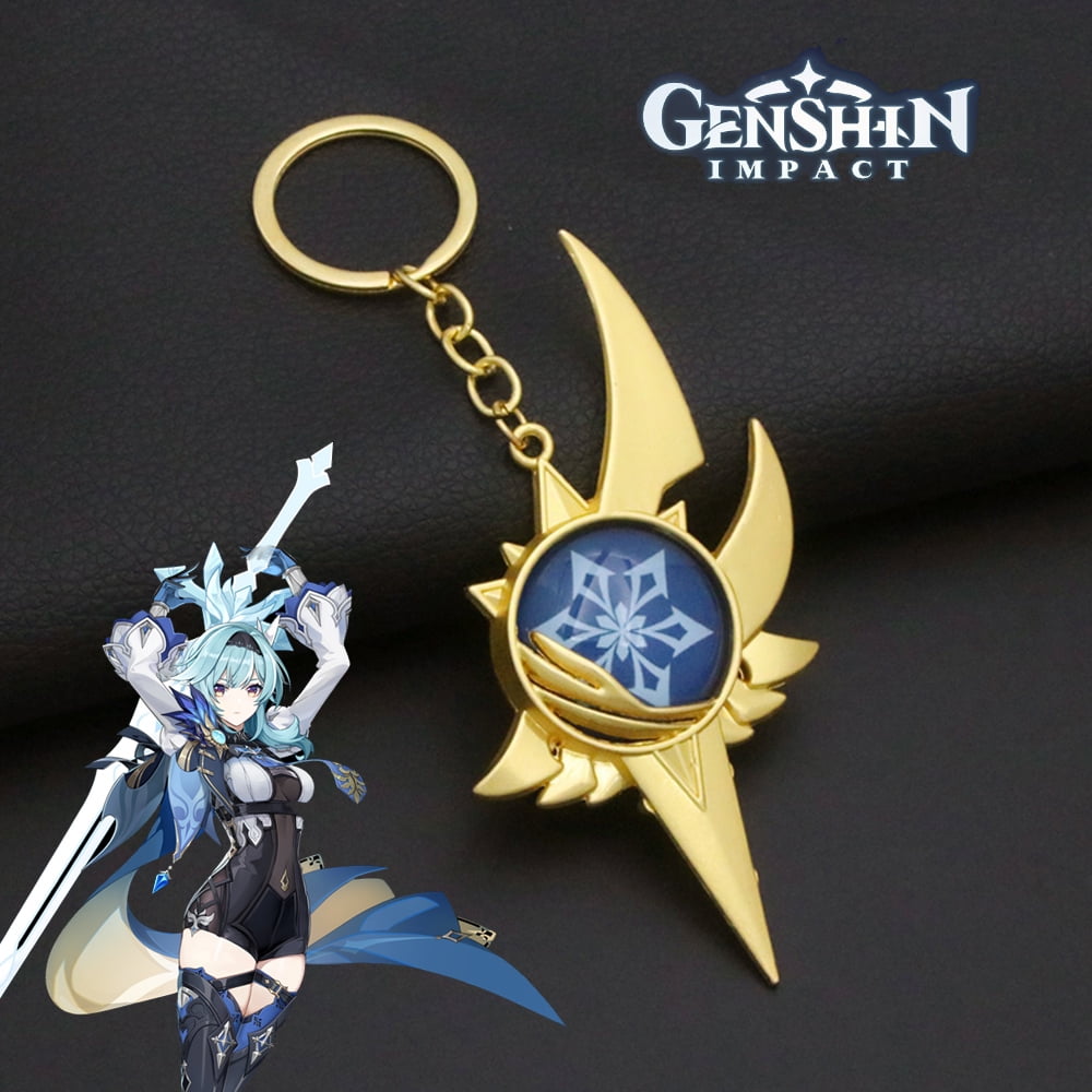 Game Genshin Impact Keychain Wanderer Vision Of God Luminous Feather ...