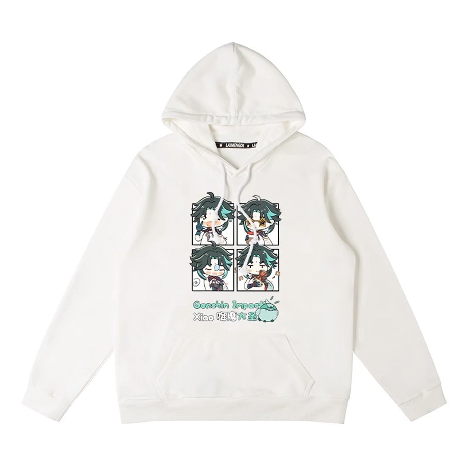 Game Genshin Impact Xiao Cosplay Pullover Hoodie Sweatshirts For Women
