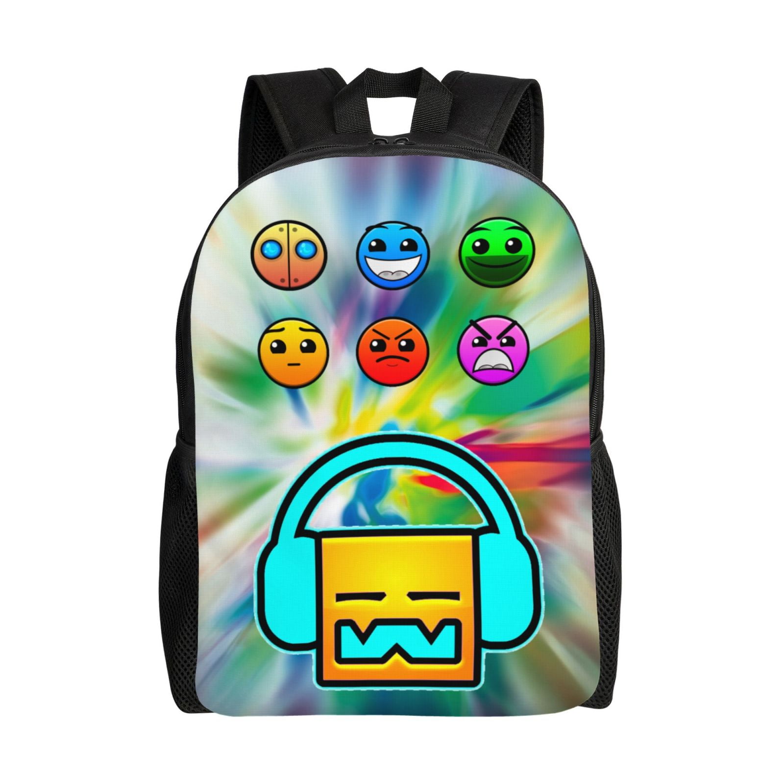 Game Geometry Dash Difficulties Unisex Backpack Laptop Daypack ...