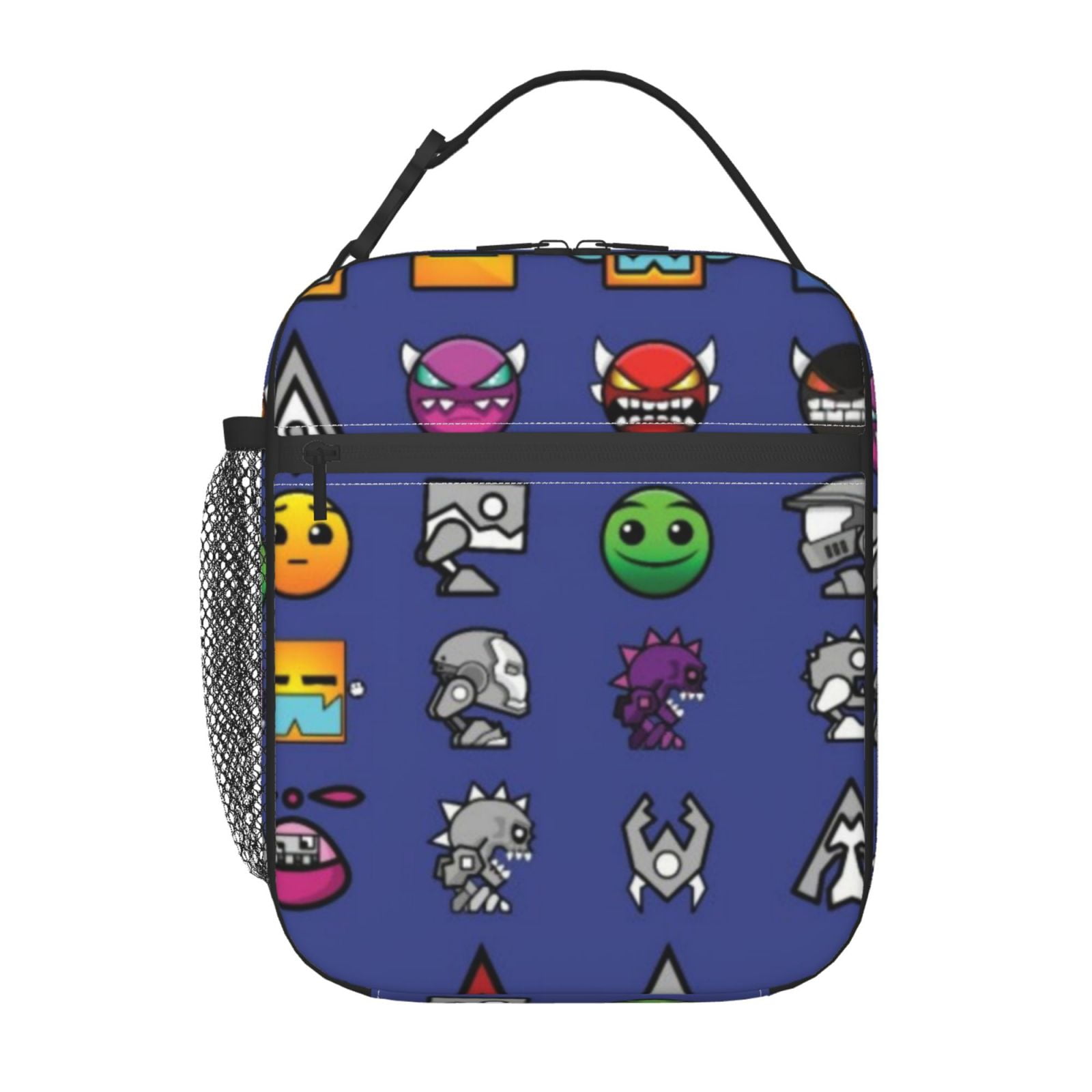 Game Geometry Dash Insulated Lunch Bag Portable Tote Bento Bag Thermal ...