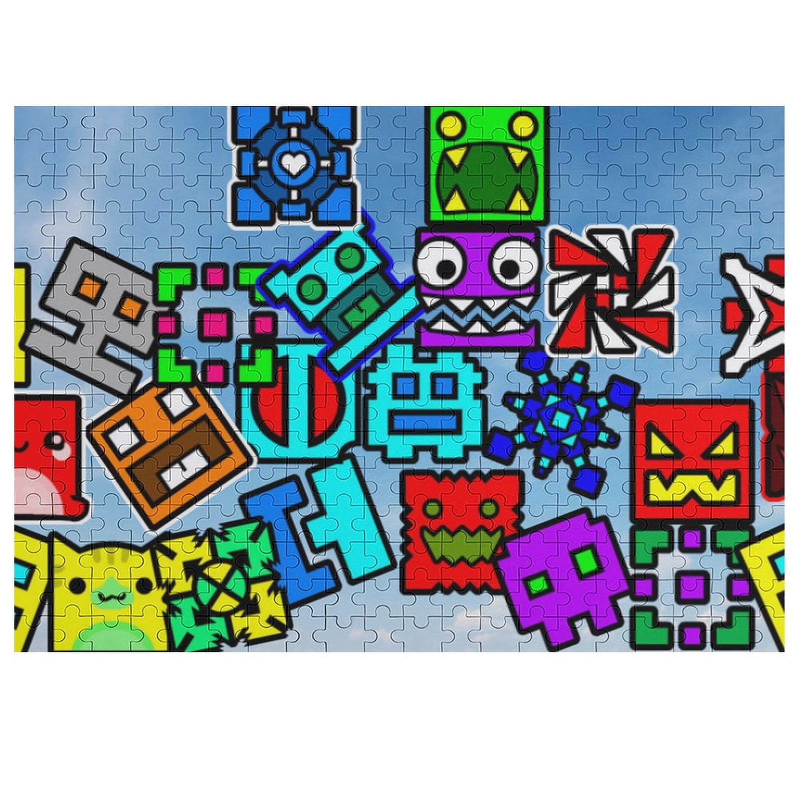 Game Geometry Dash Levels Jigsaw Puzzles Interlocking Puzzles Home ...