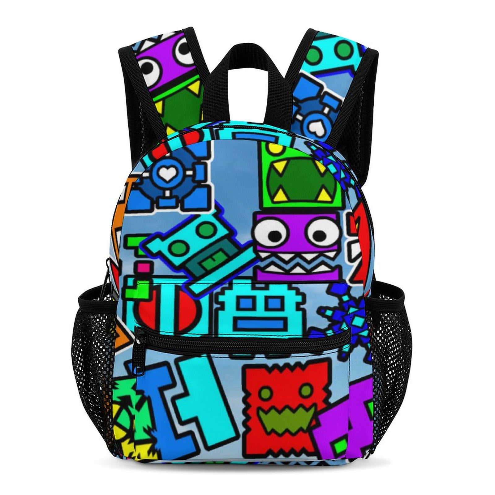 Game Geometry Dash Levels School Bag Daypack Lightweight Backpack ...