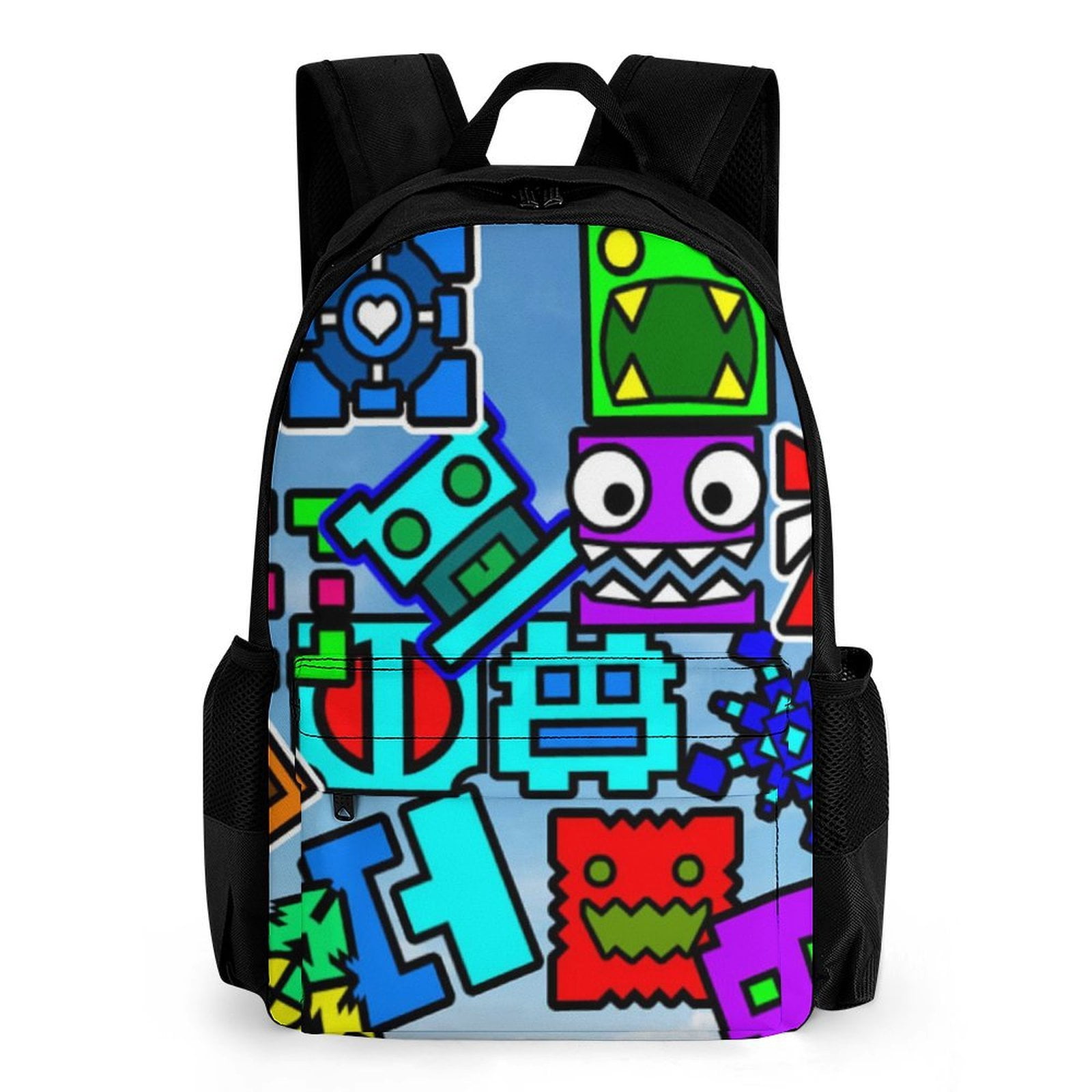 Game Geometry Dash Levels School Bag Laptop Backpack Large Capacity ...