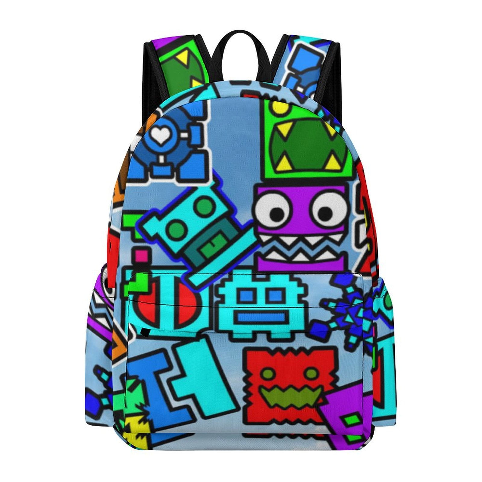Game Geometry Dash Levels Schoolbag Backpack Daypack Student Satchel ...
