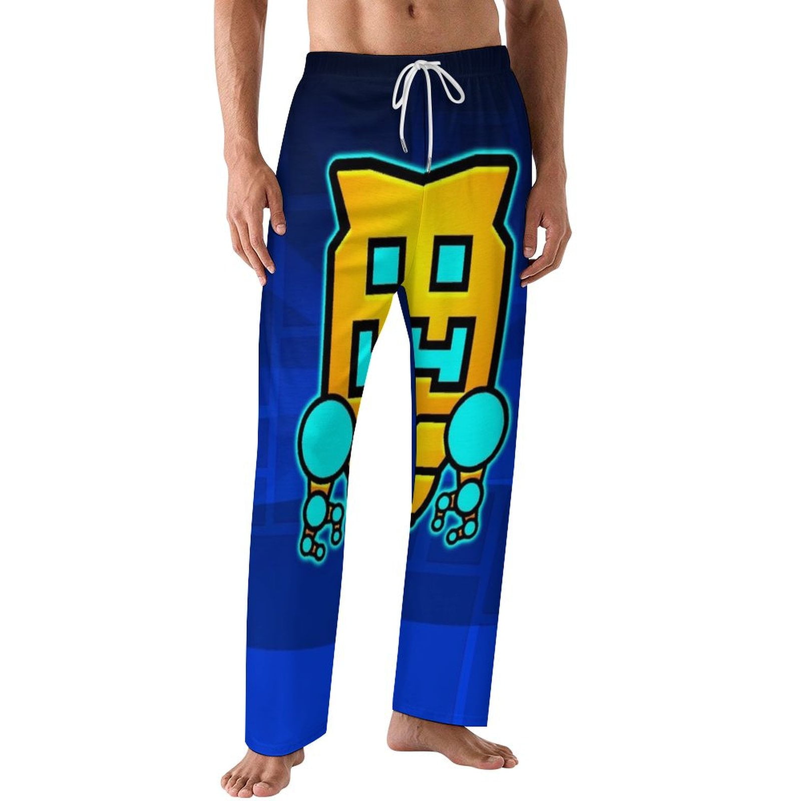 Game Geometry Dash Lite Mens Pajama Pants Cozy Soft Lounge Sleep ...