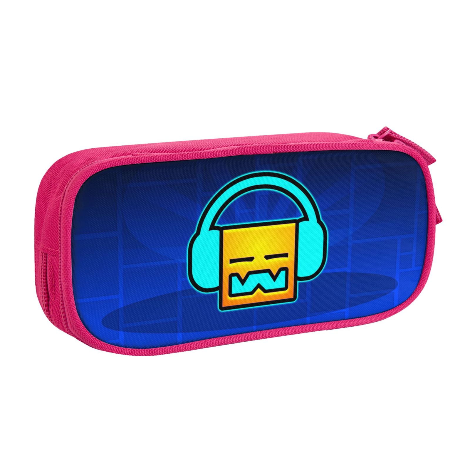 Game Geometry Dash Pencil Case Large Capacity Pencilcase Double-layer ...