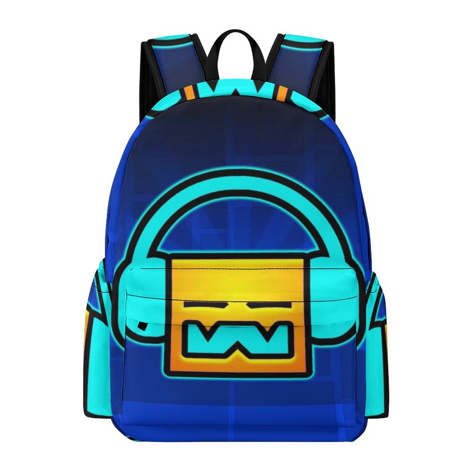 Game Geometry Dash Schoolbag Backpack Daypack Student Satchel Bookbag ...