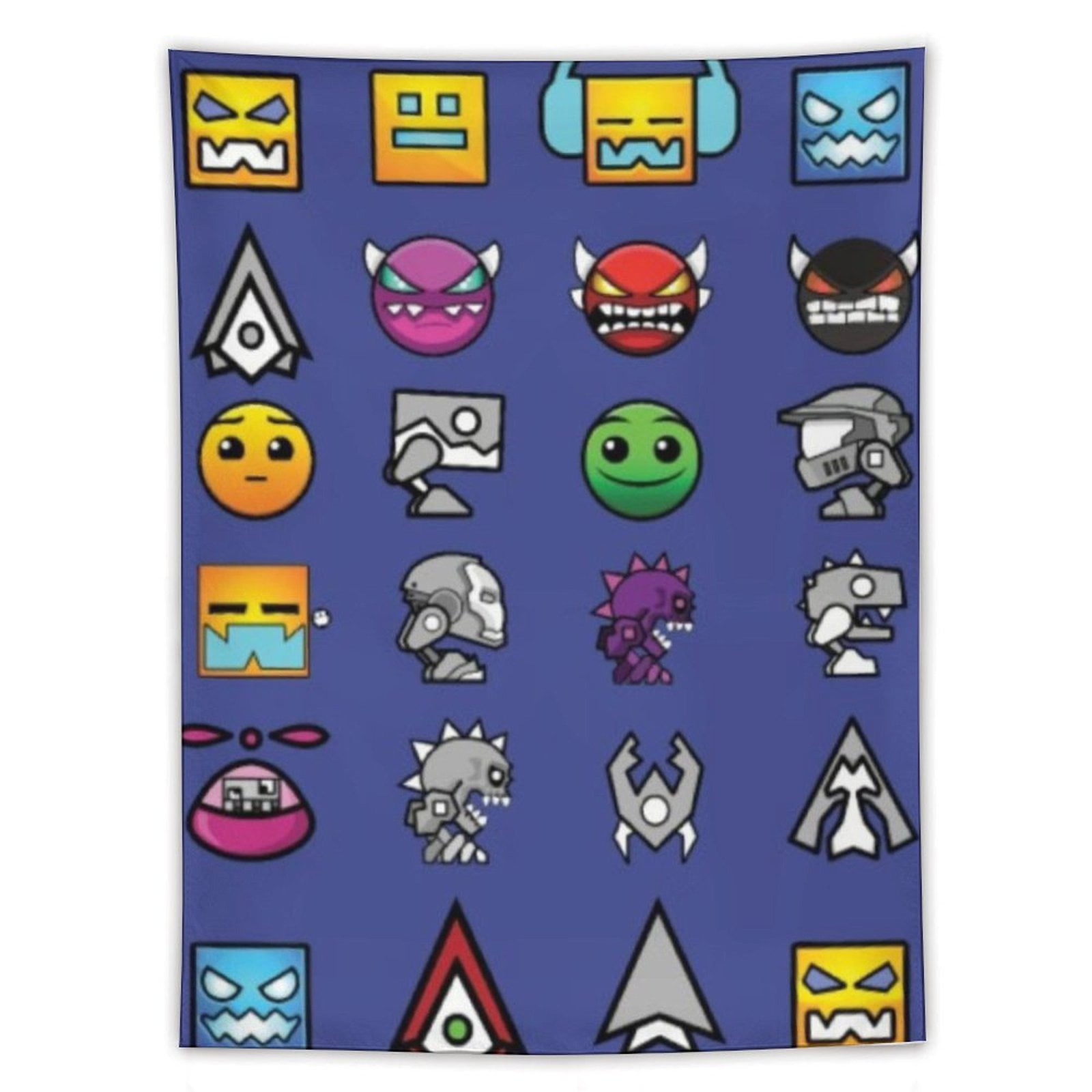 Game Geometry Dash Tapestry Luxury Wall Hanging Tapestries Decor Aisle ...