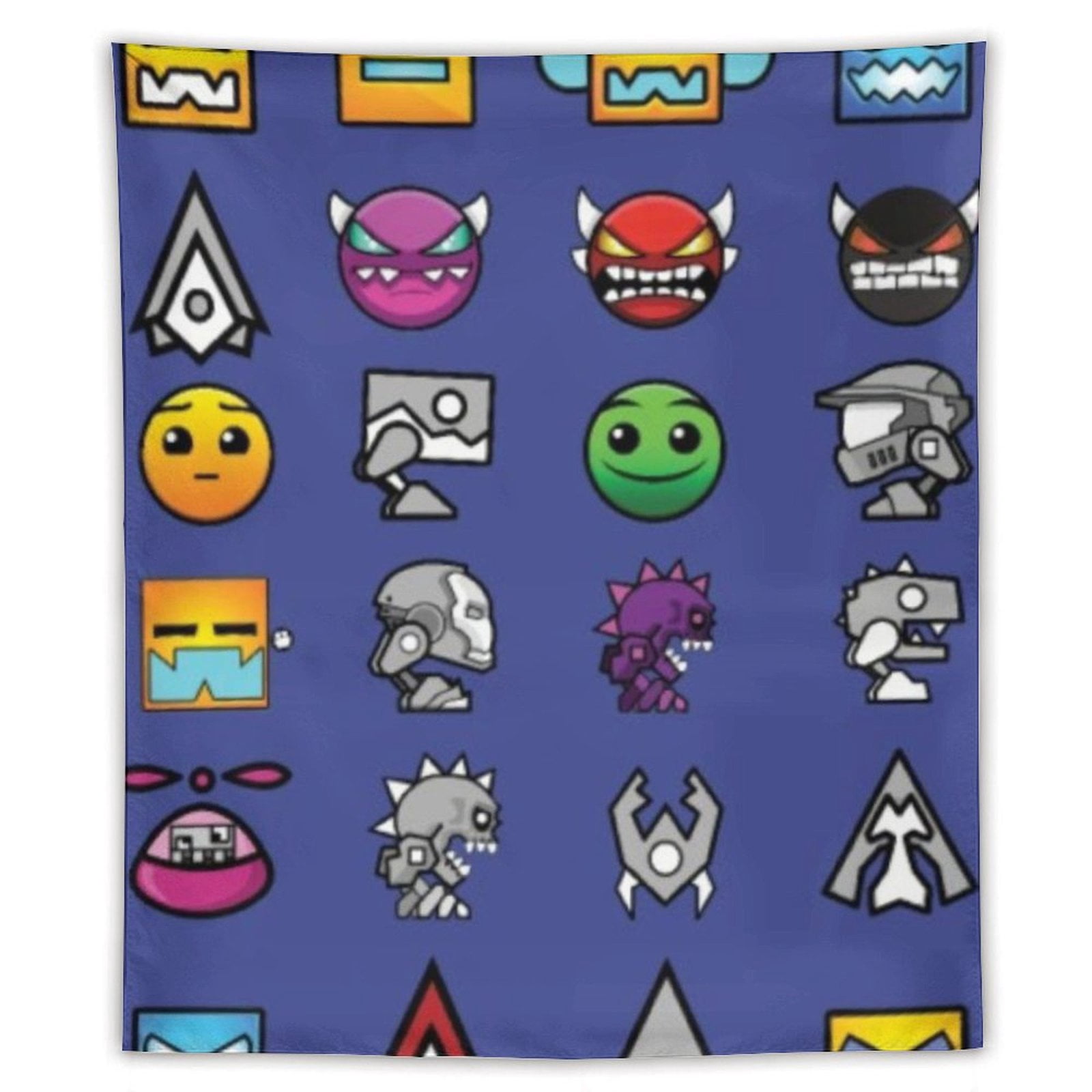 Game Geometry Dash Tapestry Luxury Wall Hanging Tapestries Decor Aisle ...