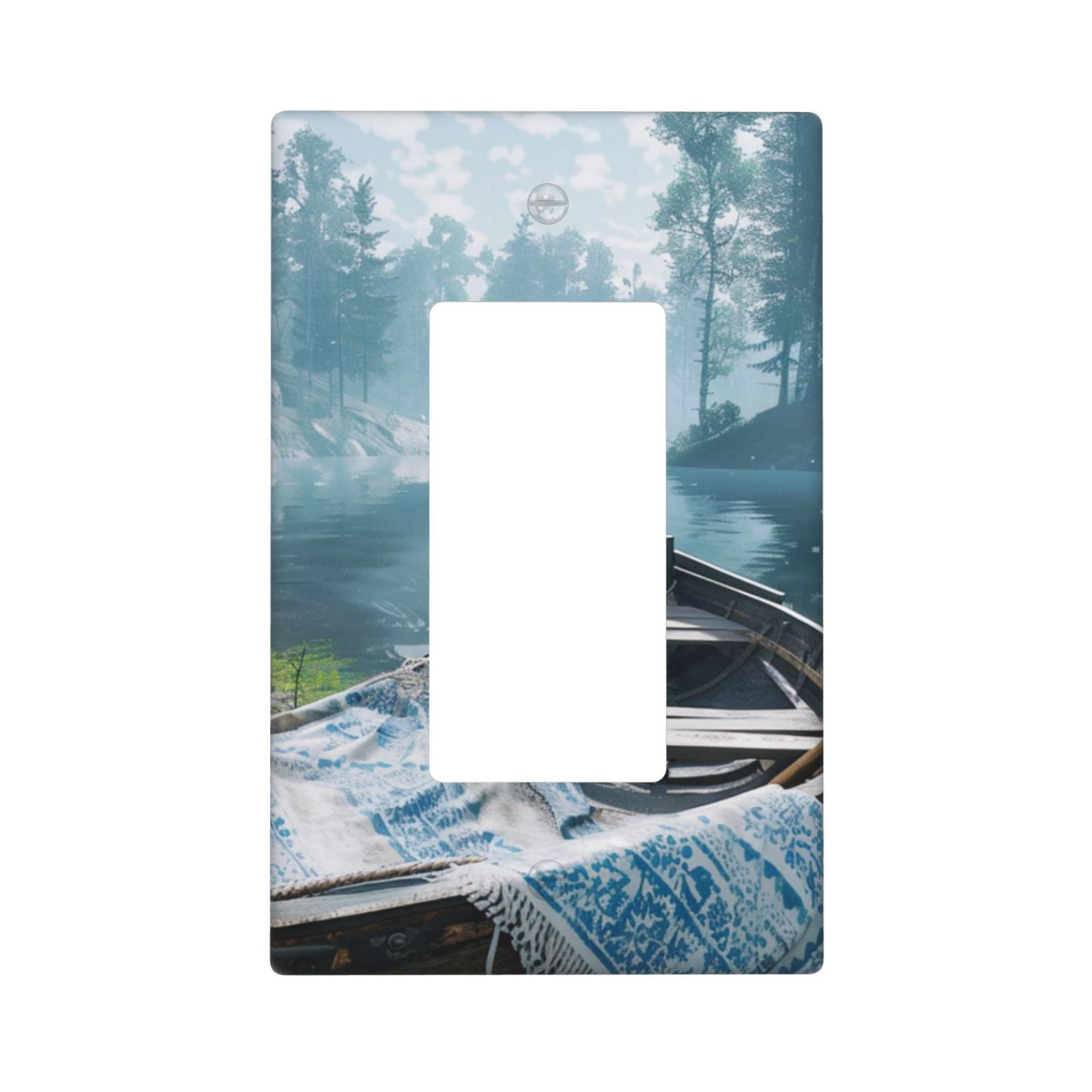 Game Graphics Lake Switch Cover Decorative Wall Plate / 1-Gang / Mid ...