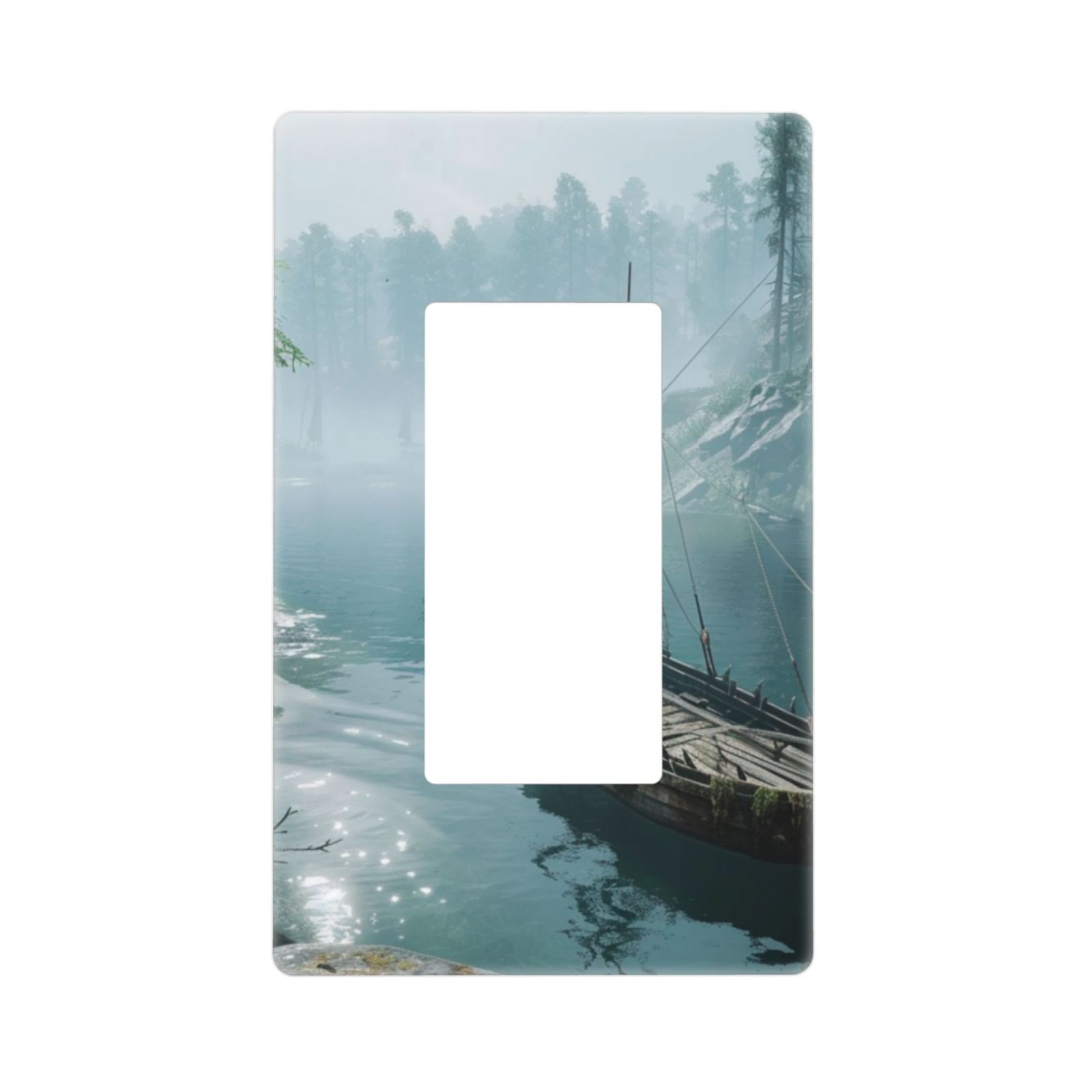 Game Graphics Lake Switch Cover Decorative Wall Plate / 1-Gang ...