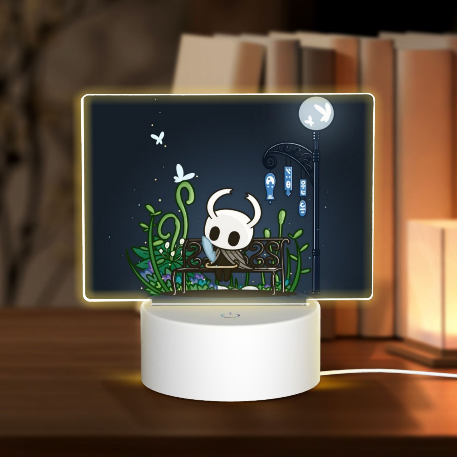 Game Hollow Knight Rectangular Acrylic Night Light USB Cable Lamp Light ...