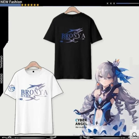 Game Honkai Impact 3 Bronya Zaychik 3D Print T Shirt Women Men Summer ...
