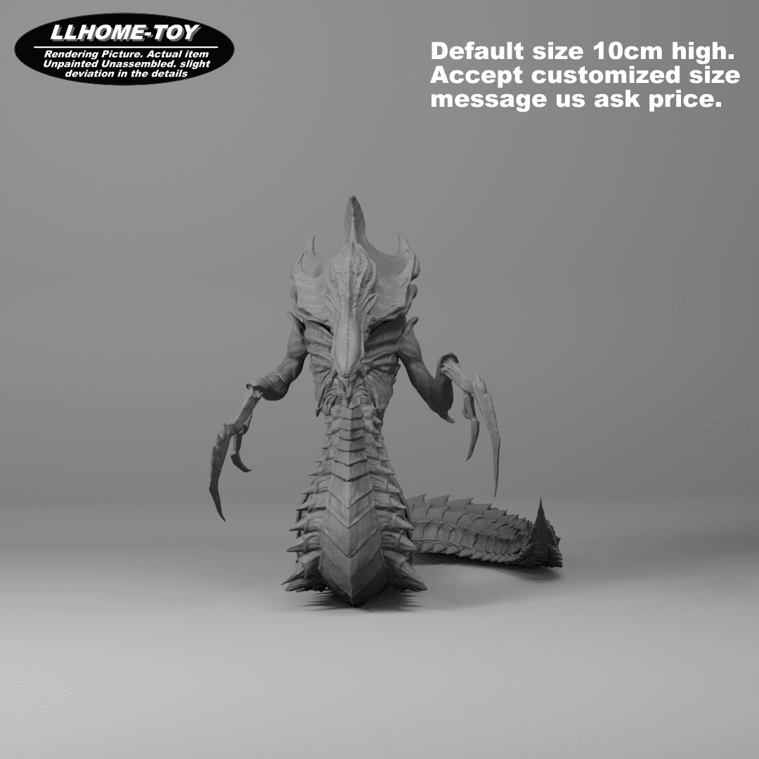 Game Hydralisk Resin 3D Print GK Kit Figure DIY Model toy gift Statue ...