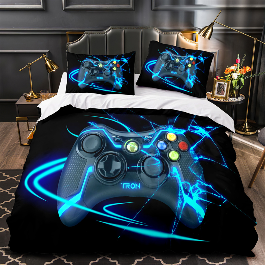 Game Joystick Duvet Cover 3D Print Gamepad Bedding Sets Gamer Comforter ...