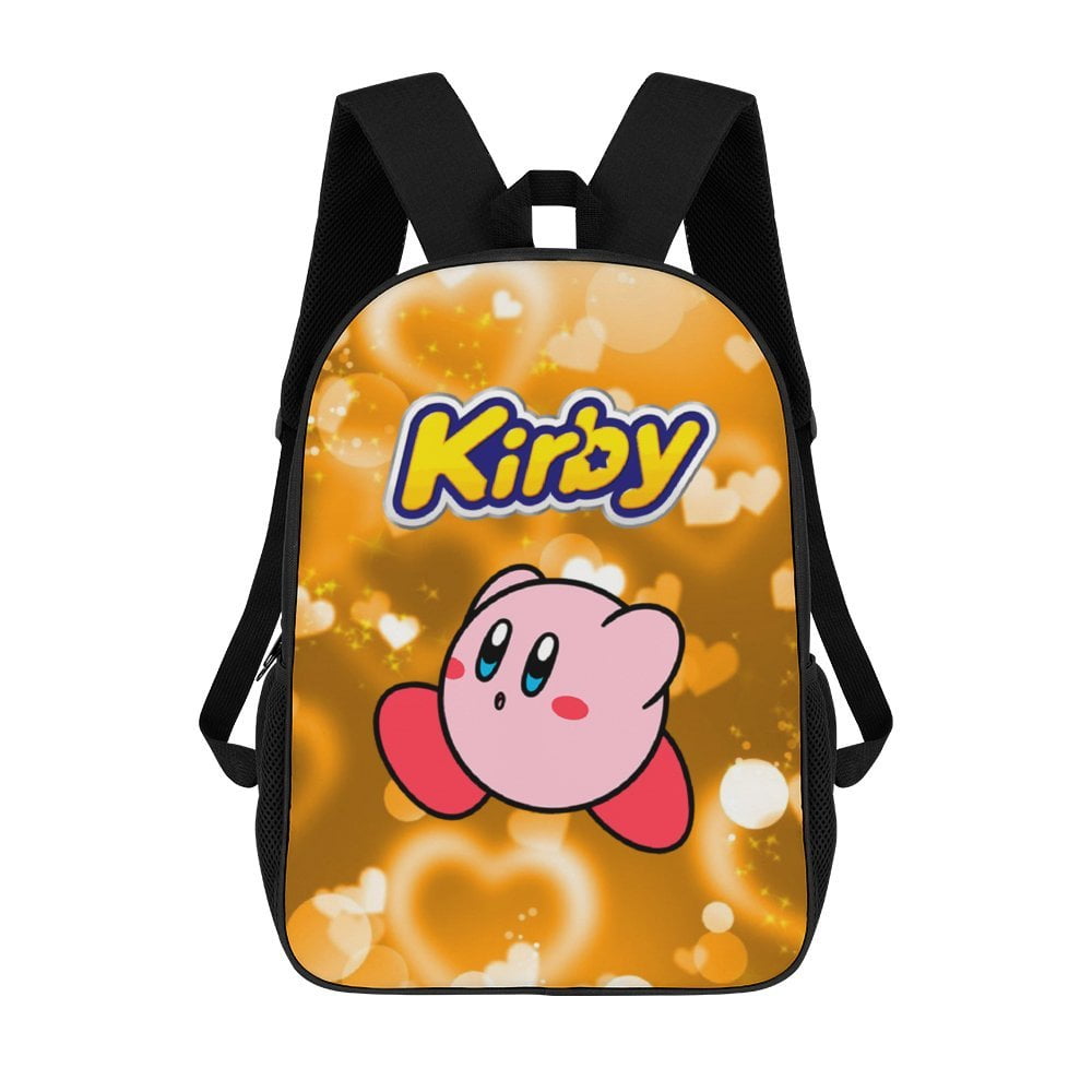 Game Kirby 17 Inch Large-capacity Adult Backpack, Casual And Simple ...