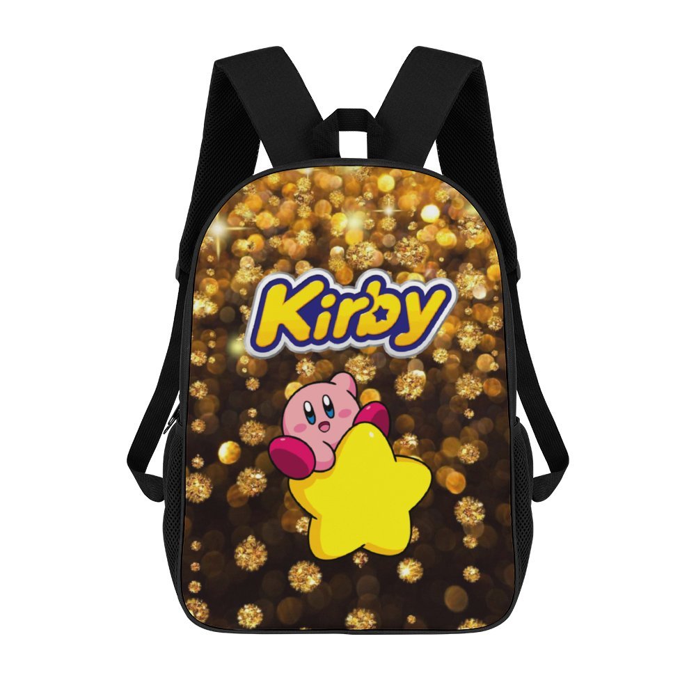 Game Kirby 17 Inch Large-capacity Adult Backpack, Casual And Simple ...