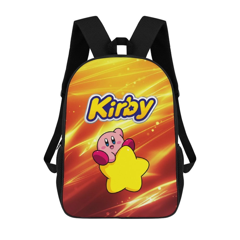 Game Kirby 17 Inch Large-capacity Adult Backpack, Casual And Simple ...