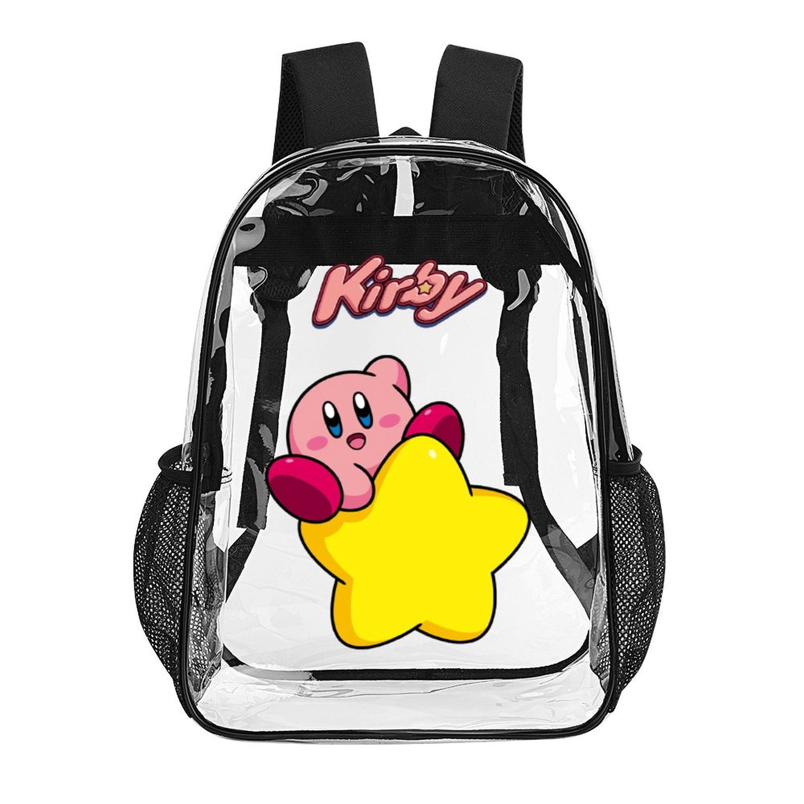 Game Kirby 17-inch Transparent Bag, Made of PVC Material, with Elastic ...