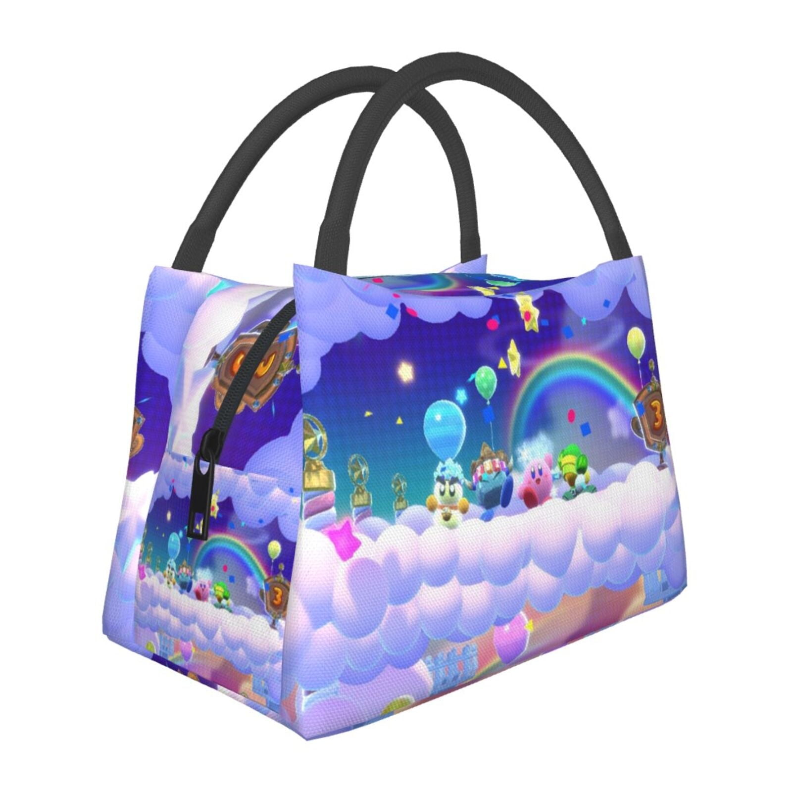 Game Kirby Character Portable Insulation Lunch Bags,Thermal Bento Bag ...