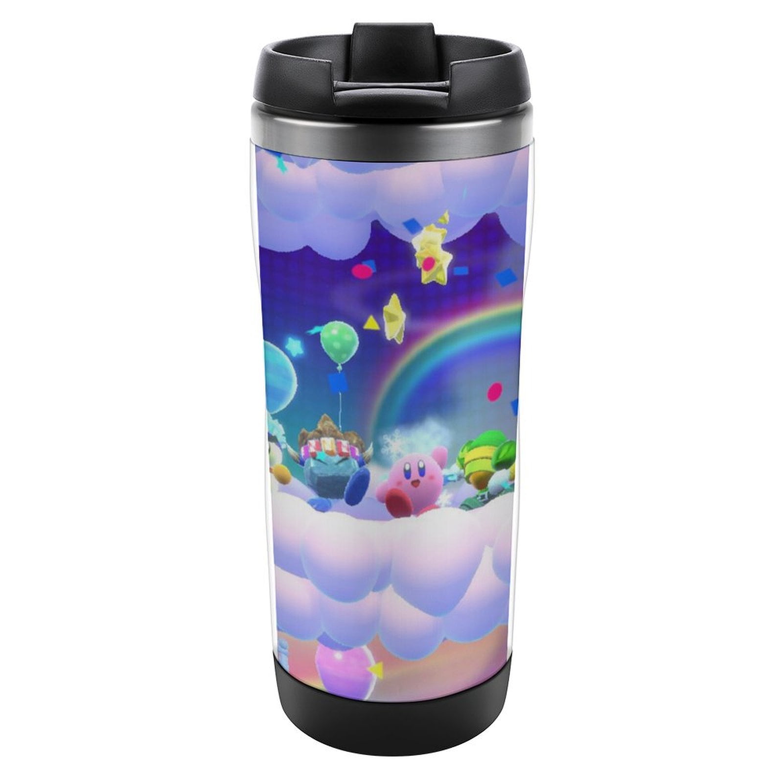 Game Kirby Character Stainless Steel Water Cup Portable Travel Coffee ...