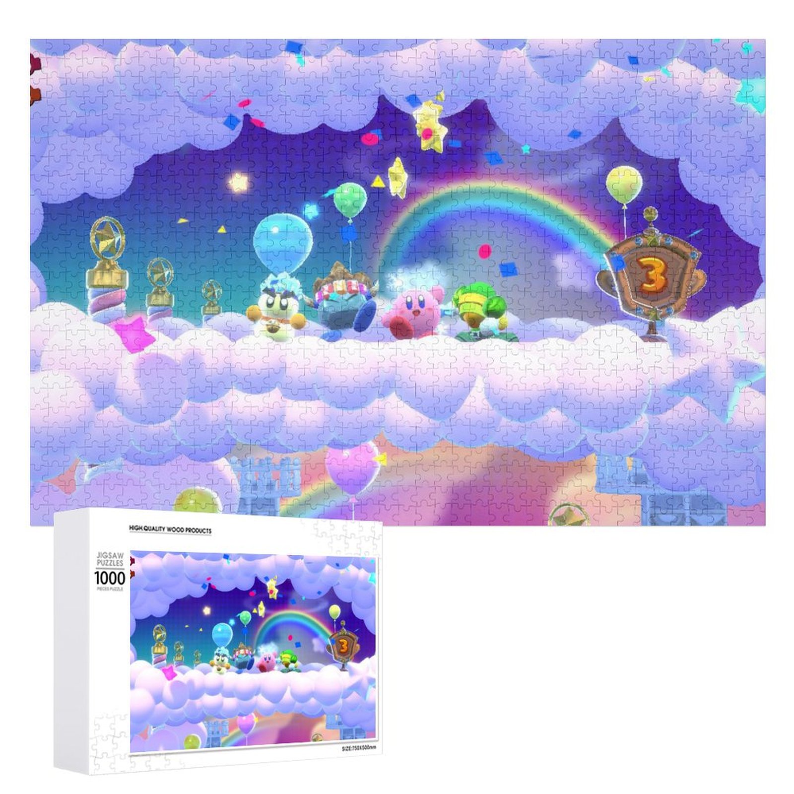 Game Kirby Character Wooden Jigsaw Puzzles Accessories Intellectual ...