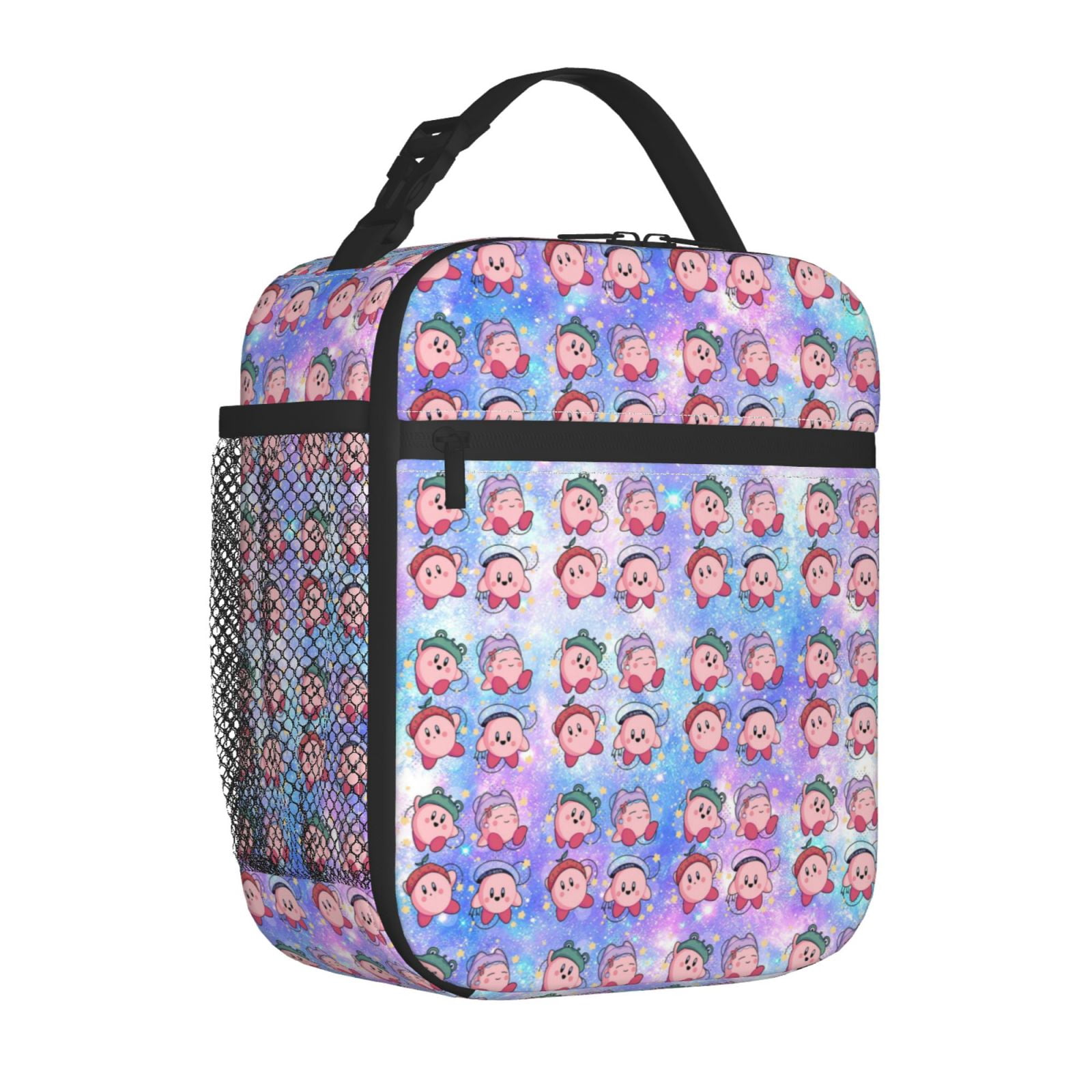 Game Kirby Lunch Box Insulated Cooler Reusable Portable Box Cool Game ...