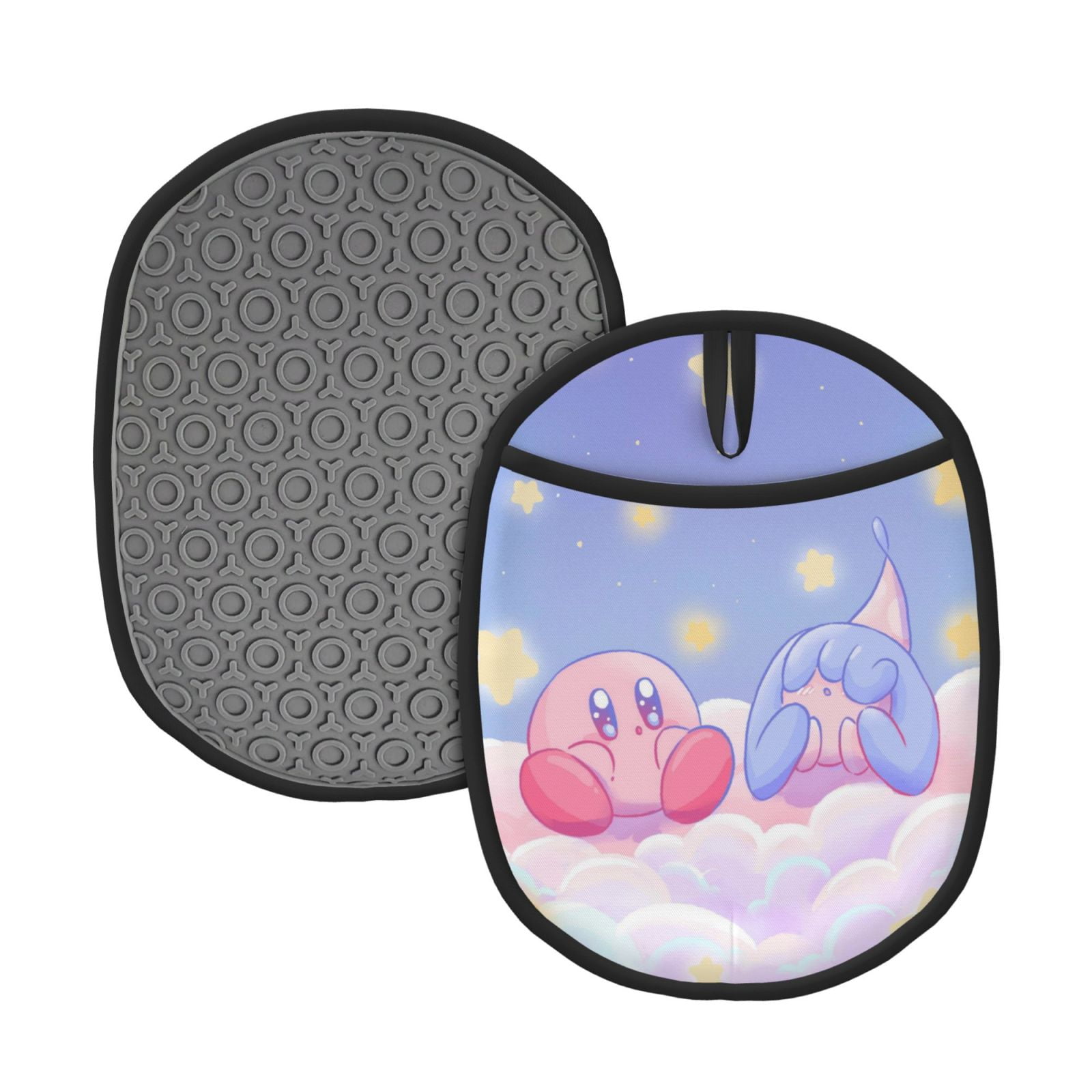 Game Kirby Silicone Pot Mat Mitten Oven Mitts Pot Holder Heat Resistant ...