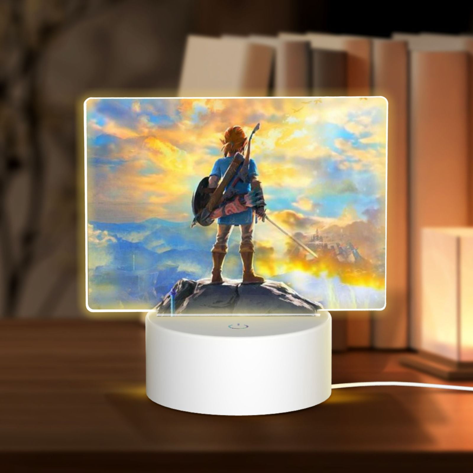 Game The Legend of Zelda Breath of the Wild Rectangular Acrylic Night ...