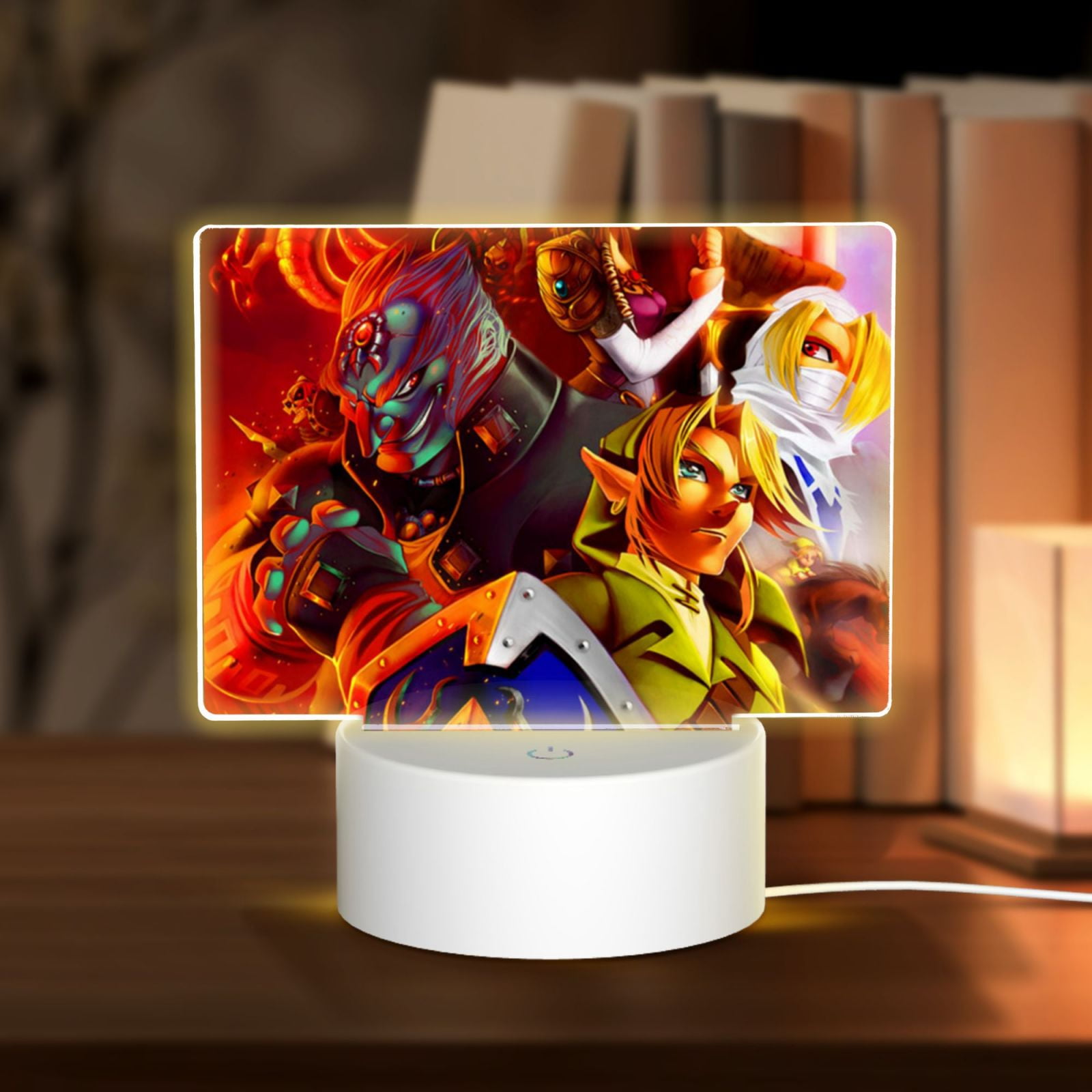 Game The Legend Of Zelda Rectangular Acrylic Night Light Adjustable 3 ...