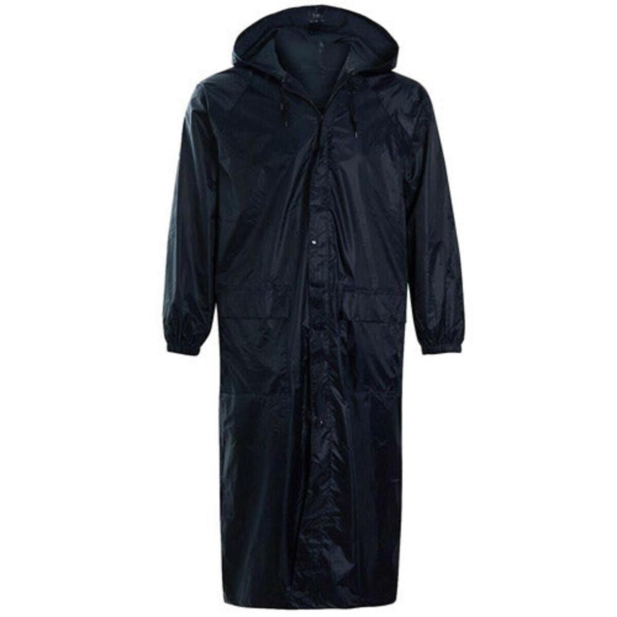 Game Long Plain Waterproof Rain Coat Medium Blue - Walmart.com